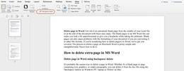 How To Delete A Blank Page In Word 2007 Rachel Davidson