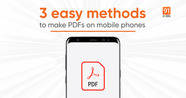 PDF In My Mobile How To Make PDF File On Android Mobile Phone And