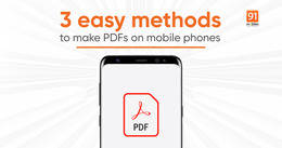 PDF In My Mobile How To Make PDF File On Android Mobile Phone And IPhone 91mobiles