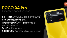 POCO X4 Pro - Full Specifications & Price in India (8th May 2025 ...