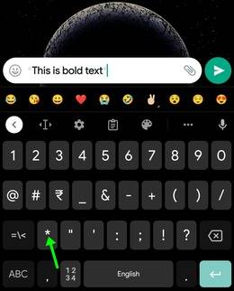 WhatsApp Text Formatting How To Send WhatsApp Messages With Bold 