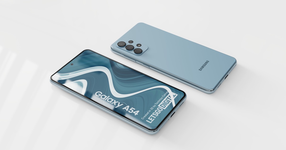 The first look at the Samsung Galaxy A54 5G has been revealed through ...