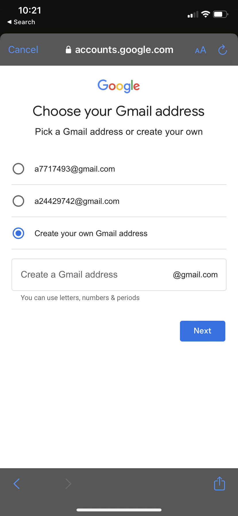 New Gmail Email Sign In