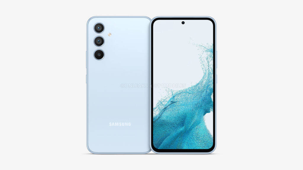 [Exclusive] Samsung Galaxy A54 5G renders show punch-hole display ...