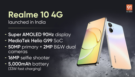 realme 10 - Full Specifications & Price in India (11th May 2025 ...
