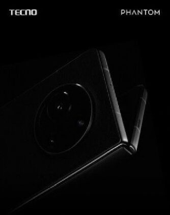 Tecno Phantom V foldable phone design with new hinges and triple ...