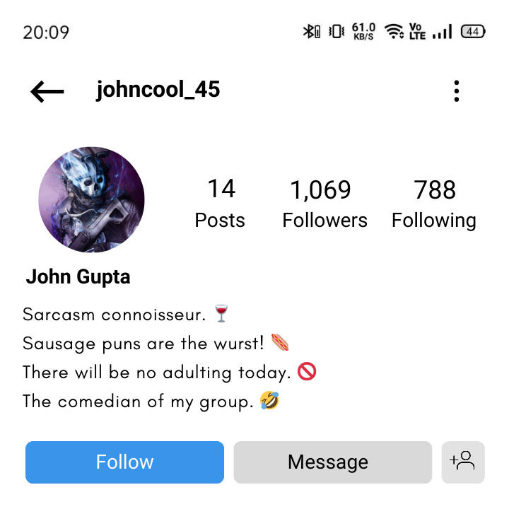 Funny Short Profile Quotes 184 Best Instagram Bio Ideas, Examples