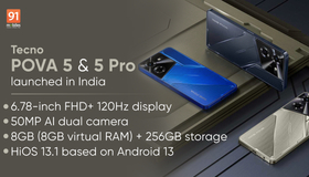 Tecno Pova 5 Pro - Full Specifications & Price in India (8th May 2025 ...