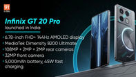 Infinix GT 20 Pro 5G - Full Specifications & Price in India (21st March ...