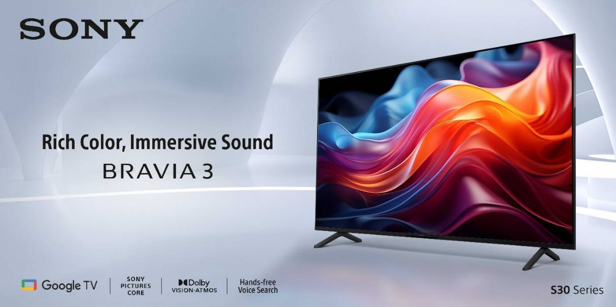 Sony Bravia 3 smart TV series with 4K X-Reality Pro, Dolby Vision ...