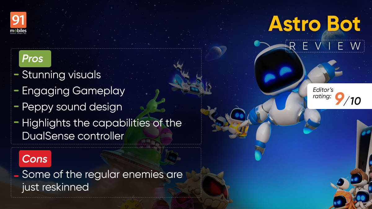 Astro Bot Review: cute and cuddly fun! | 91mobiles.com
