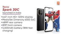 Tecno Spark 30C - Full Specifications & Price in India (19th March 2025) | 91mobiles.com